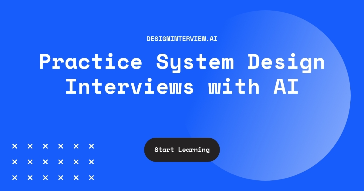 Practice System Design Interviews with AI | DesignInterview.ai